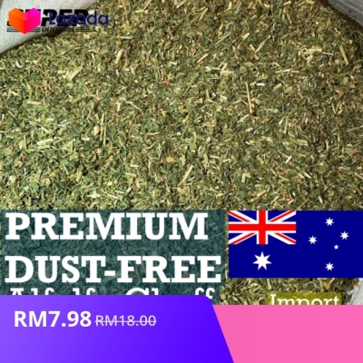 [TERMURAH] ULTRA PREMIUM ALFALFA CHAFF 1KG Carino Pets Rabbit Guinea Pig Chinchilla Food