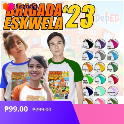 MONTEZA | Brigada 2023 Raglan Shirts Polyester Active Dry Random Color