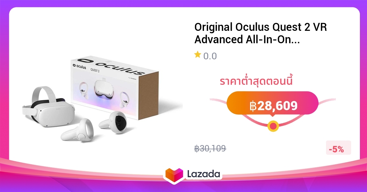 Original Oculus Quest 2 VR Advanced All-In-One Virtual Reality VR ...