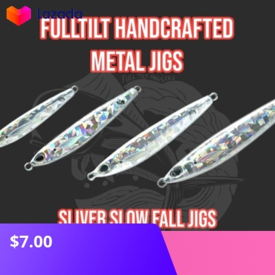 FULLTILT Handcrafted Metal Jigs Silver Slow Fall Jigs