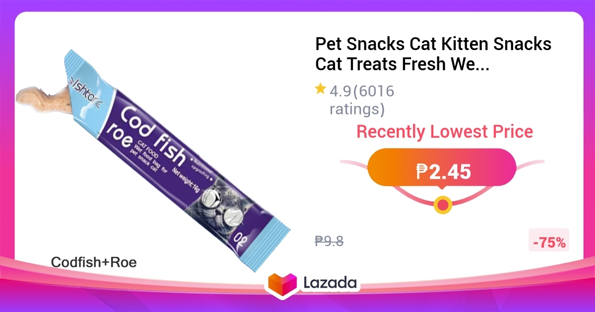 Pet Snacks Cat Kitten Snacks Cat Treats Fresh Wet Food 15g