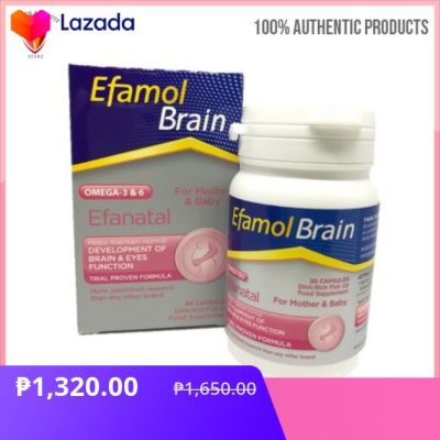 EXPIRY DATE: EFAMOL BRAIN EFANATAL MADE IN UK FOR MOTHER & BABY OMEGA 3 ...