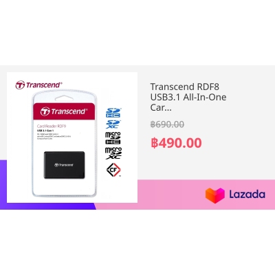 Transcend RDF8 USB3.1 All-In-One Card Reader