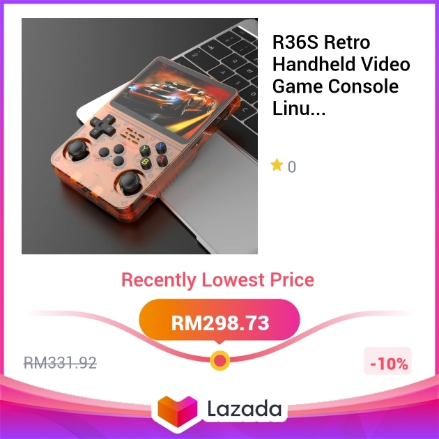 R36S Retro Handheld Video Game Console Linux System 3.5 Inch IPS Screen ...