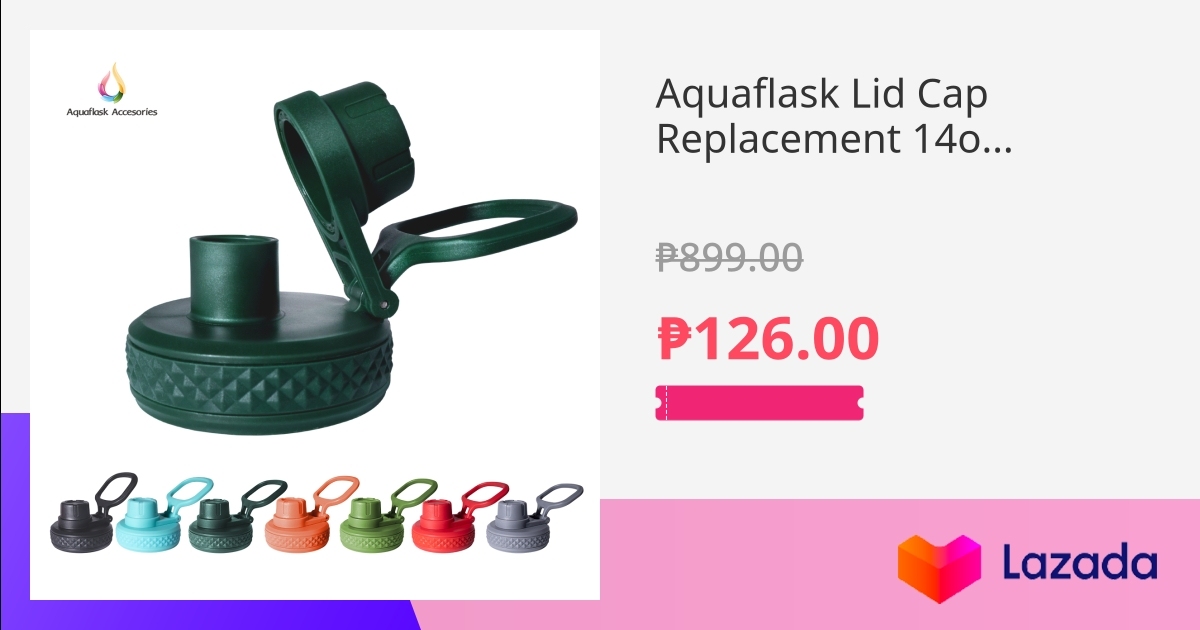 Aquaflask Lid Cap Replacement 14oz /18oz /22oz /32oz /40oz /64oz Sports ...