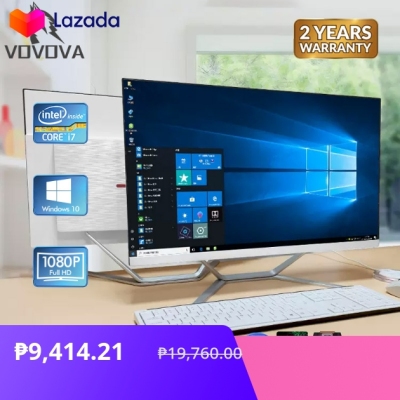 VOVOVA All In One PC Computer Set Core I3 I5 I7 24inch Desktop Computer ...