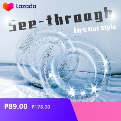 UNICE New Sequin Inflatable Swimming Ring Salbabida For Adults ...