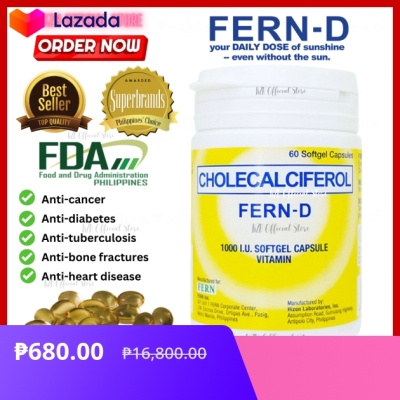 💊💊 FERN-D by iFern Cholecalciferol Vitamin D3 💊💊 Fern D Vitamins TRIO ...