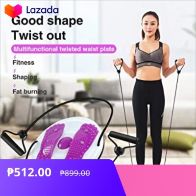 Maestro Split Twister Balance Rotating Board with Rope Exercises