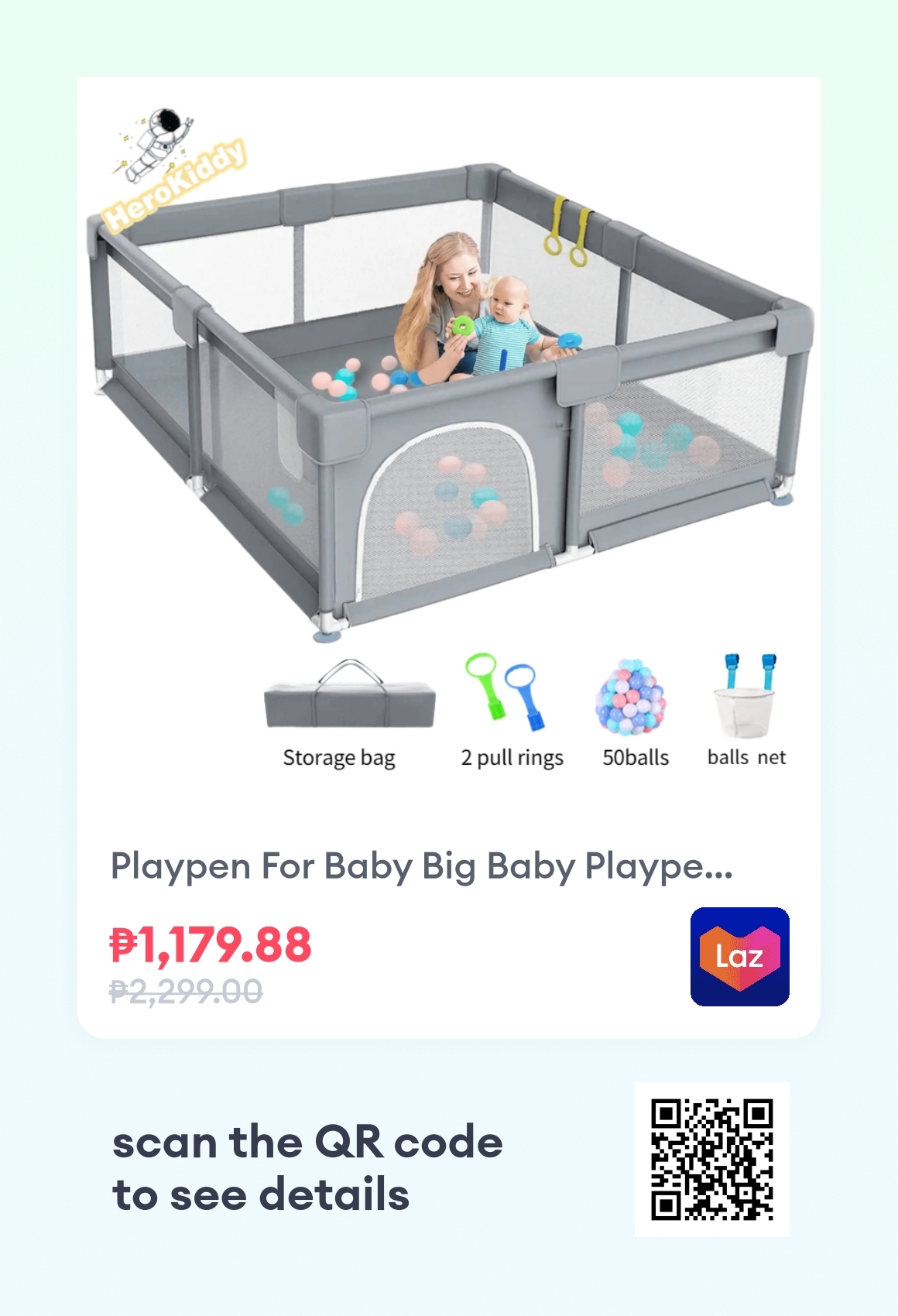 Playpen For Baby Big Baby Playpen With Balls Stainless Steel Frame With ...