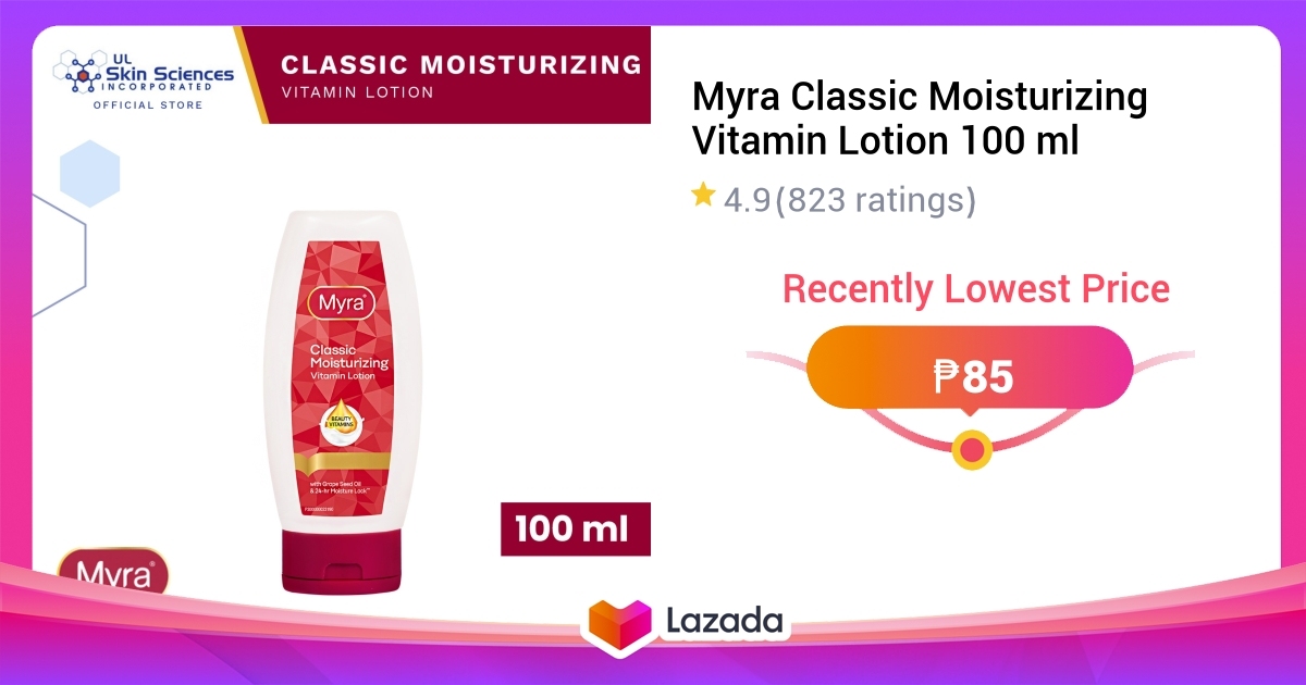 Myra Classic Moisturizing Vitamin Lotion 100 ml