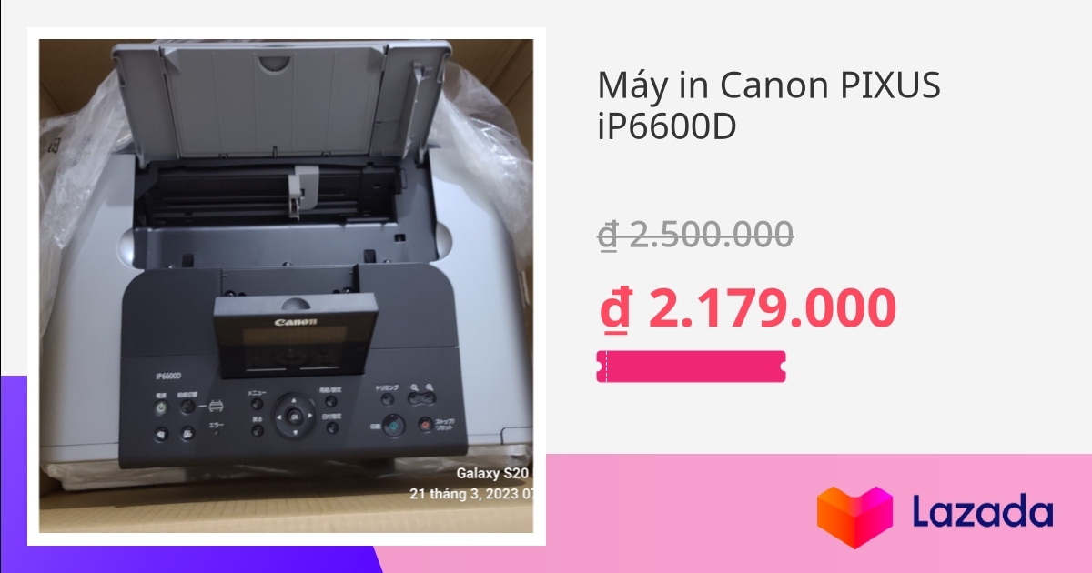 Máy in Canon PIXUS iP6600D