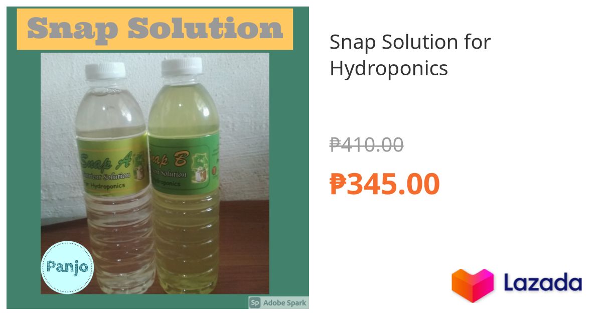 Snap Solution for Hydroponics