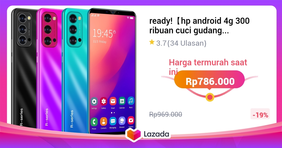 ready!【hp android 4g 300 ribuan cuci gudang】 rino4 pro 6G ram 128GB rom ...