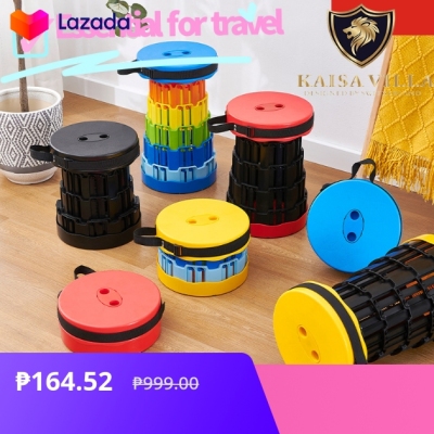 Kaisa MALL Retractable Folding Stool, Portable Telescopic Collapsible ...