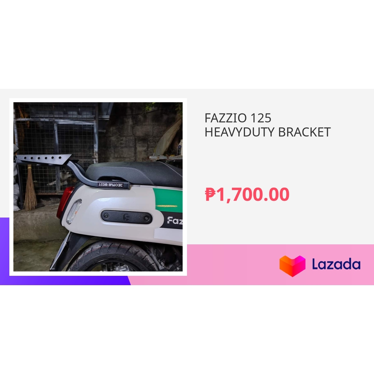FAZZIO 125 HEAVYDUTY BRACKET