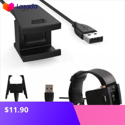 Fitbit Charge 2 Charger USB Charging Cable 50cm Heart Rate and Fitness ...