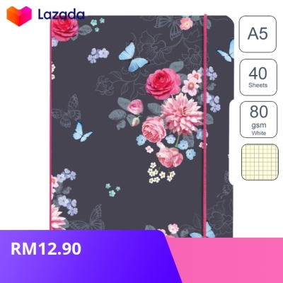 Herlitz A5 Size Notebook Squared/Grid Paper by Pelikan [Peninkstudio]