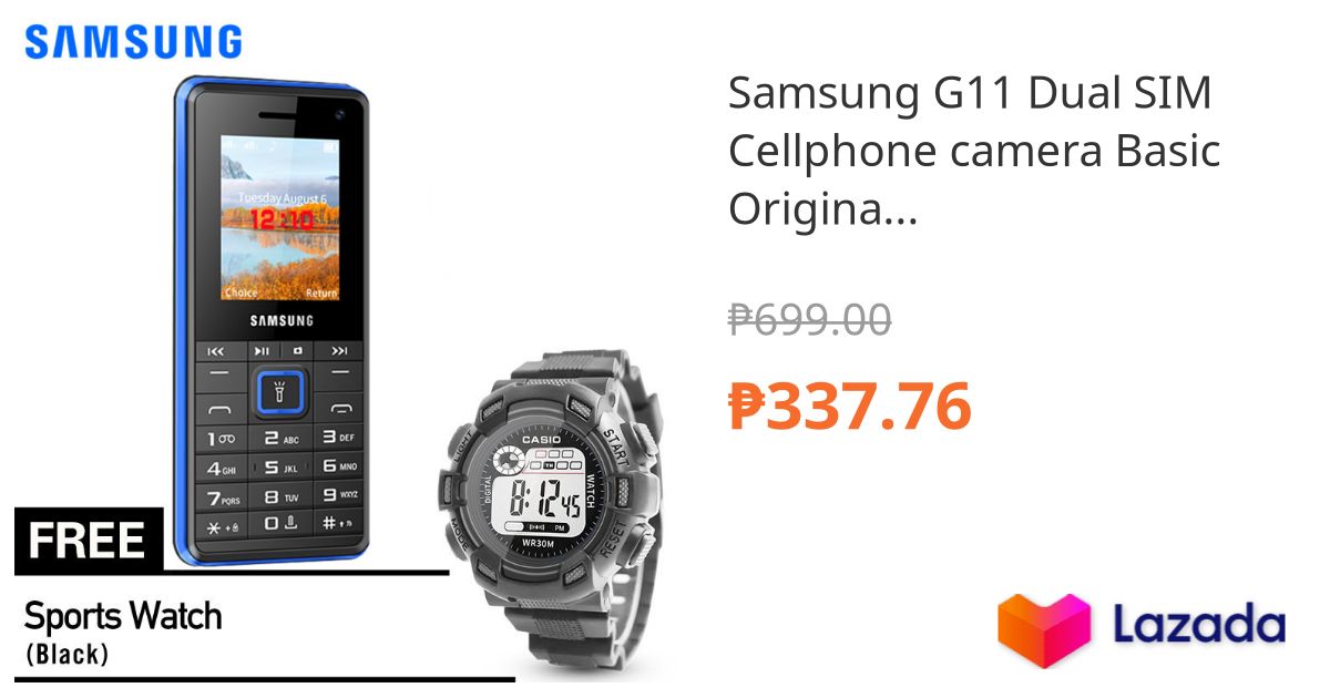 Samsung G11 Dual SIM Cellphone camera Basic Original Mobile Phone BUY 1 ...