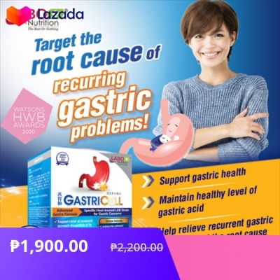 Labo Nutrition Gastricell Powder 30 sachets is effective for Gerd, Acid ...