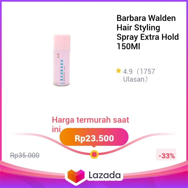Barbara Walden Hair Styling Spray Extra Hold 150Ml