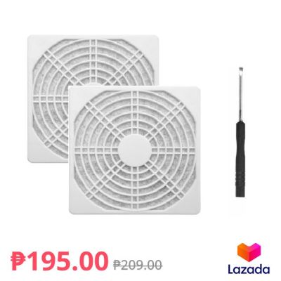 StarPlay 120mm Fan Filter 2 Pack IP40 Dustproof Blower Guard ABS ...