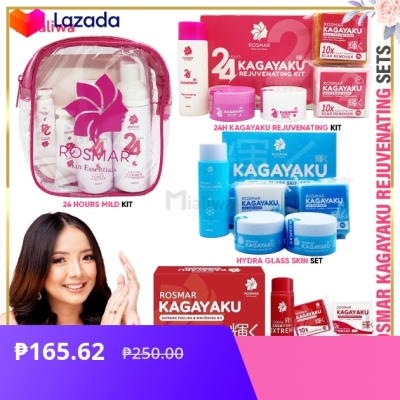 Rosmar 24 Hours Mild Kit, Kagayaku Rejuvenating Set, Extreme Peeling ...