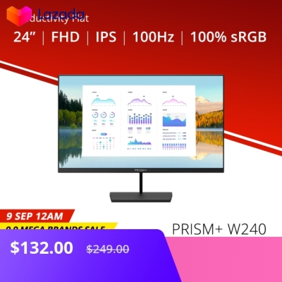 PRISM+ W240 24 IPS 100Hz Productivity Monitor Gaming Monitor [1920 x 1080]