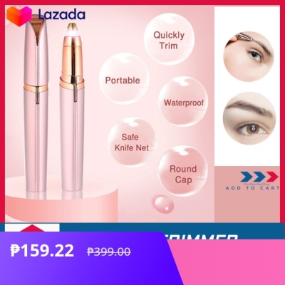 FLAWLESS EYEBROW SHAVER Lipstick Style Electric Eye Brow Shaver Trimmer ...