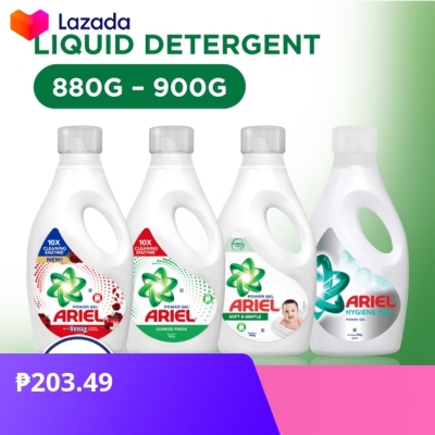 Ariel Liquid Detergent Sunrise Fresh Floral Passion Hygiene Pro Soft ...