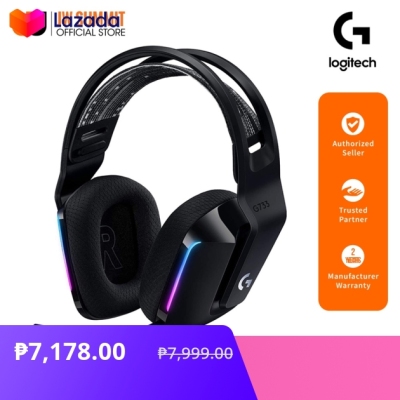 (TOP SELLER) Logitech G733 LIGHTSPEED Wireless Gaming Headset with ...