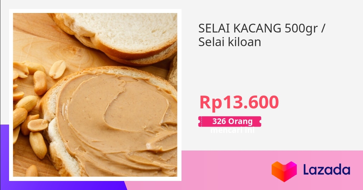 SELAI KACANG 500gr / Selai kiloan