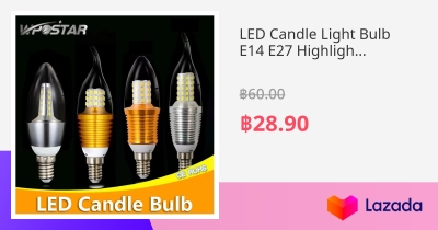 LED Candle Light Bulb E14 E27 Highlight Lamp Light Energy Saving 5W 7W ...
