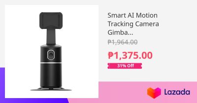 Smart AI Motion Tracking Camera Gimbal Stabilizer, 360° Rotary Phone ...