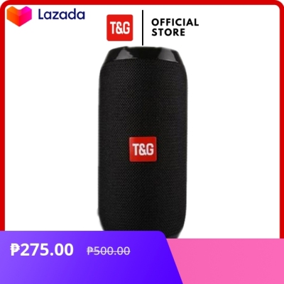 T&G TG-117 Bluetooth V5.0 Super Bass SplashProof Wireless Speaker ...