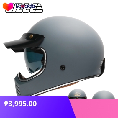 Gille Helmet 833 CLASSIC Plain Retro Motorcycle Helmets Vintage Full ...