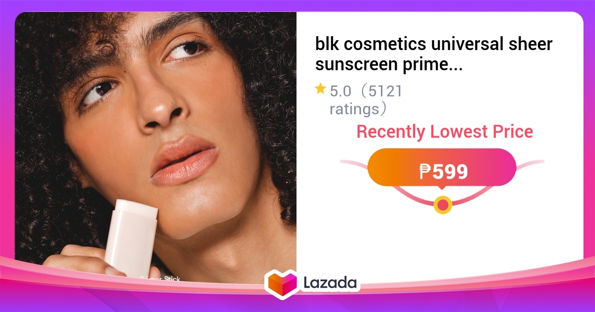 blk cosmetics universal sheer sunscreen primer stick SPF 40 UVA/UVB PA++++