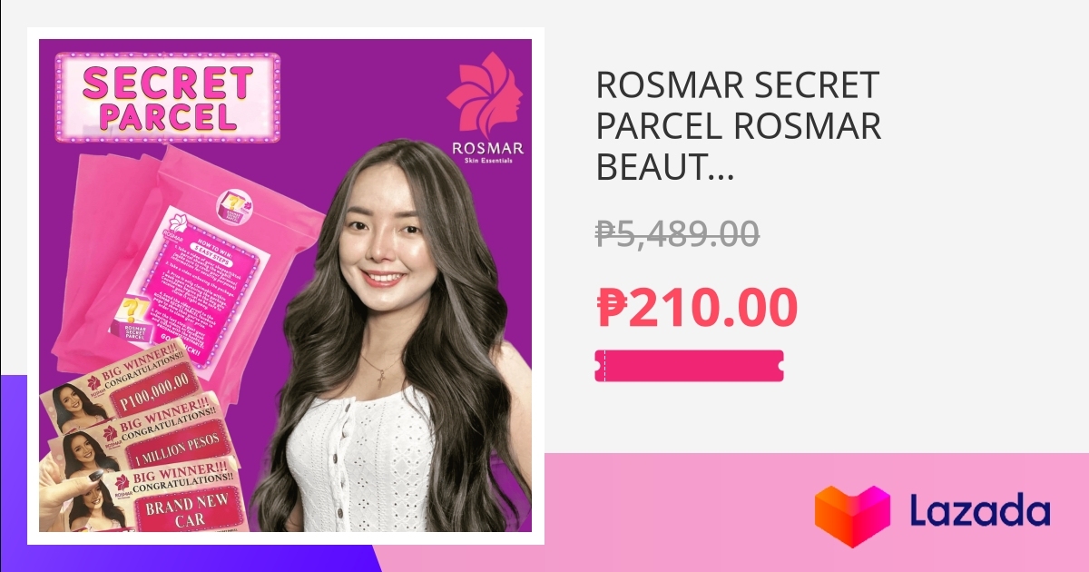 ROSMAR SECRET PARCEL ROSMAR BEAUTY ESSENTIAL SMALL BIG GIANT SAKALAM