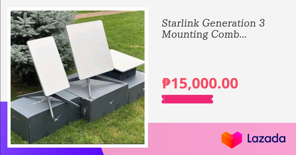 Starlink Generation 3 Mounting Combo Pack - includes Starlink Gen 3 Wi ...