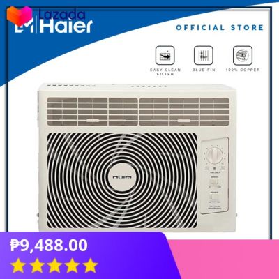 Haier HW-05MCQ 0.5 HP Blue Fin Manual Window Type Aircon