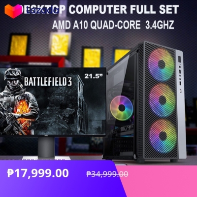 Desktop Computer Set PC Full Set for Gaming PC Full Set Core AMD A10 ...