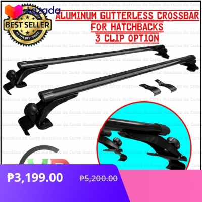 Universal Aluminum Gutterless Crossbar for all types of Hatchbacks ...