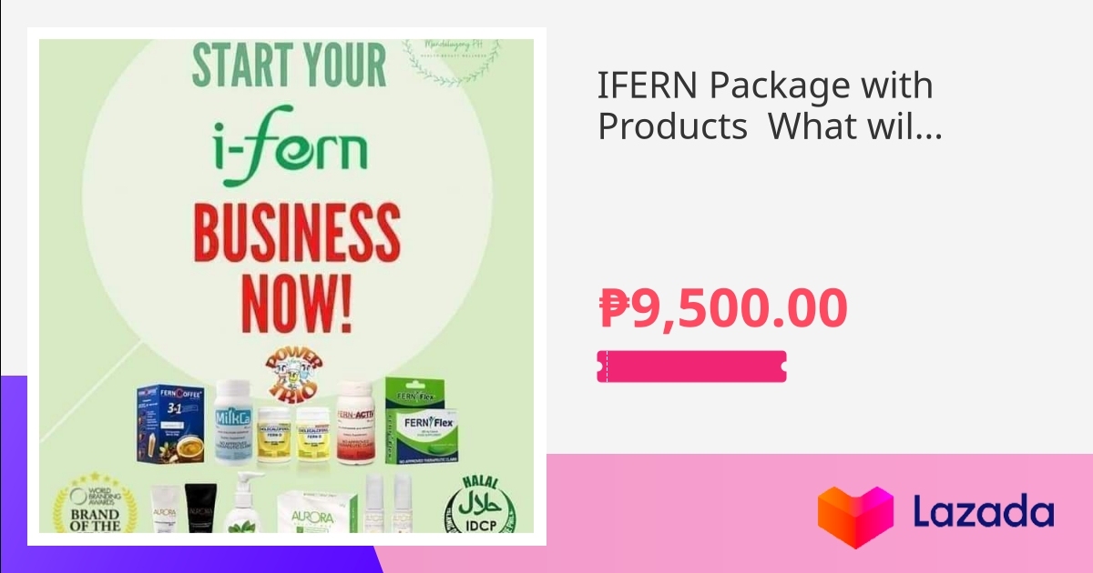 IFERN Package with Products What will you get with i-fern’s STANDARD PACKAGE? ♾LIFETIME ...