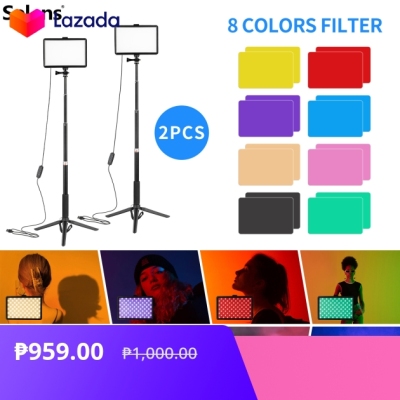 【NEW】Selens 2PCS LED Fill Light 8 inch Dimmable Panel Light with 8PCS ...