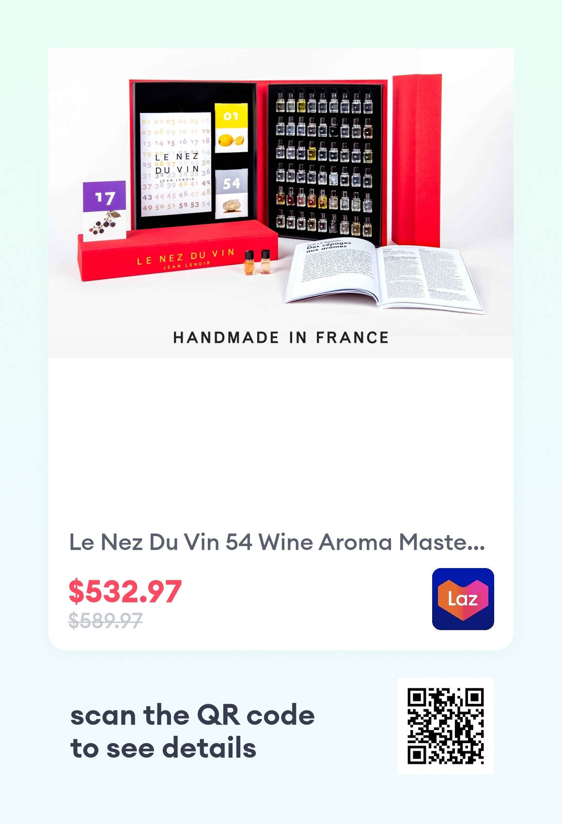 Le Nez Du Vin 54 Wine Aroma Master Kit