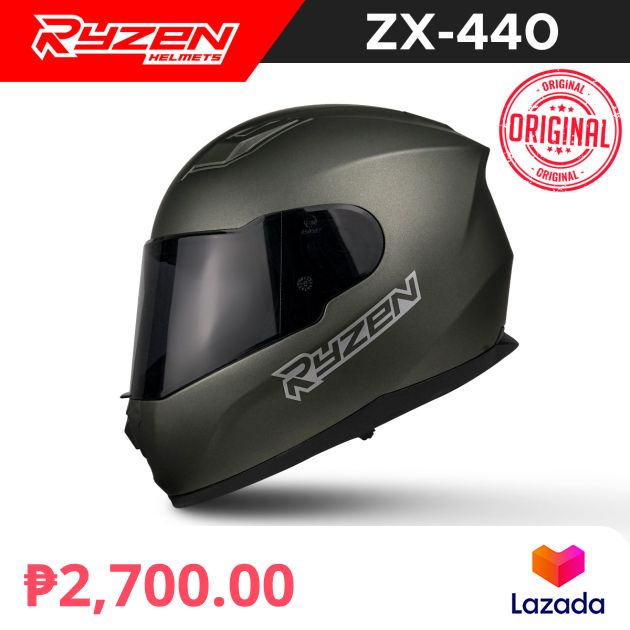 ZX440 RYZEN Mono Color Helmets DUAL VISOR