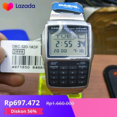 Casio DBC-32 Calculator - Jam Tangan Pria Original - Garansi Resmi ...