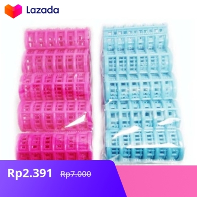 5 PCS / Roll rambut Tutup Warna Warni / Roll Rambut Keriting Halus ...