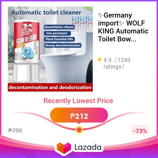 Germany import WOLF KING Automatic Toilet Bowl Cleaner Toilet cleaners ...
