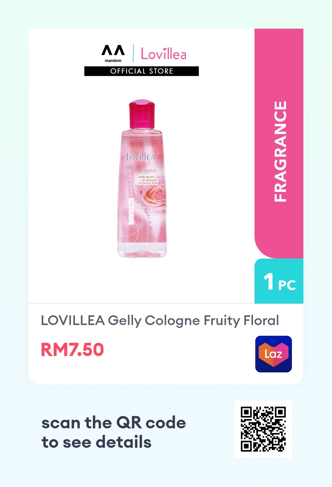LOVILLEA Gelly Cologne Fruity Floral